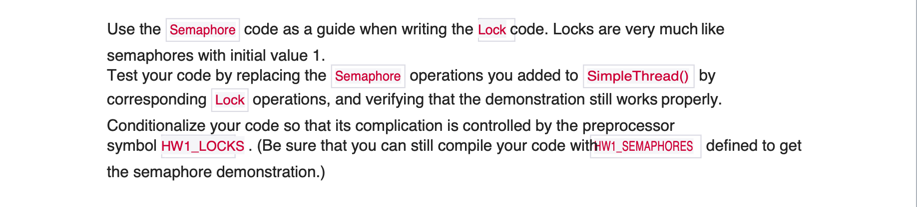 Solved Exercise 2: Implementing Locks - Weight: 20% For this | Chegg.com Solved Exercise 2: Implementing Locks - Weight: 20% For this | Chegg.com