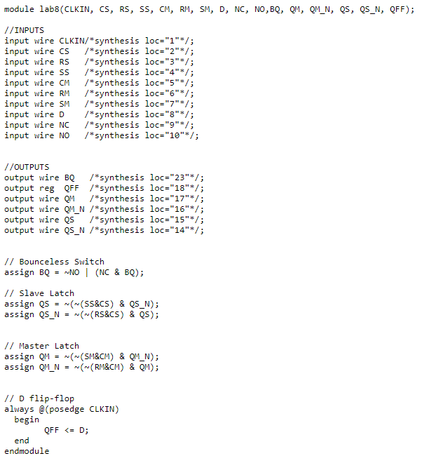 Solved Examine the Verilog Module provided below and sketch | Chegg.com