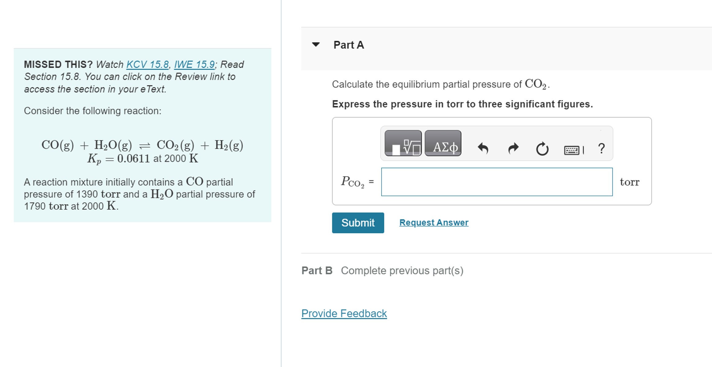 Solved Consider the following | Chegg.com