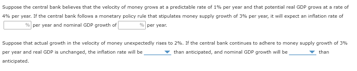 Solved The quantity equation, also known as the equation of | Chegg.com