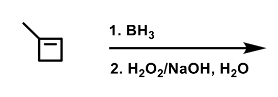 Solved 1. BH3 2. H2O2/NaOH, H20 | Chegg.com