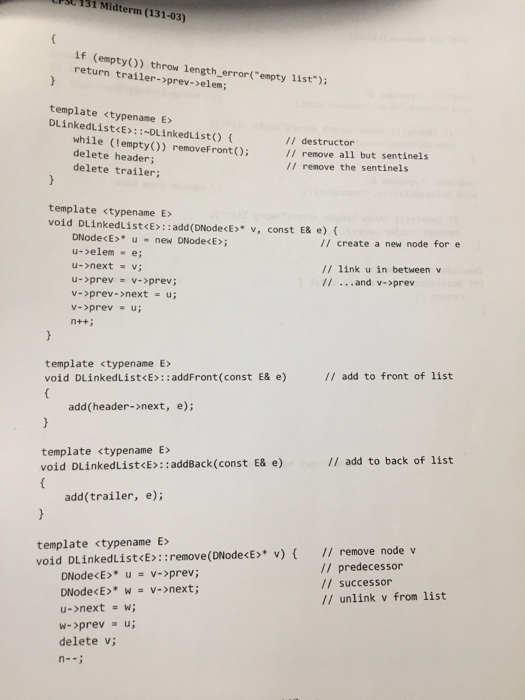Solved v. 15 points) implementing data structure operations | Chegg.com