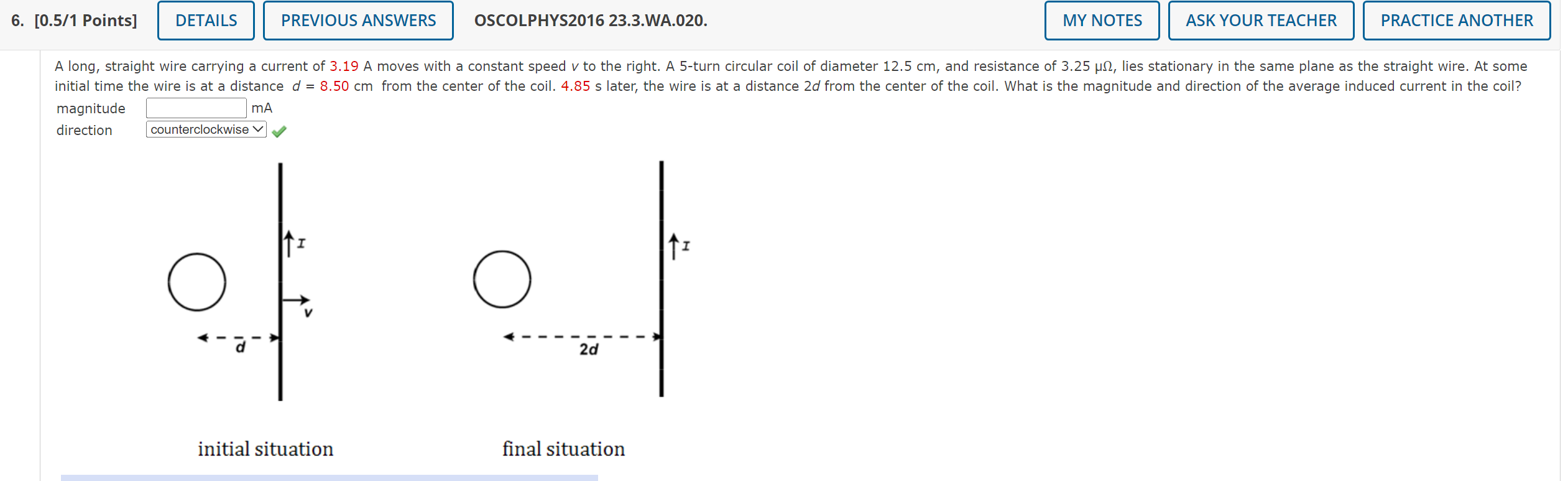 Solved 6. [0.5/1 Points] DETAILS PREVIOUS ANSWERS | Chegg.com