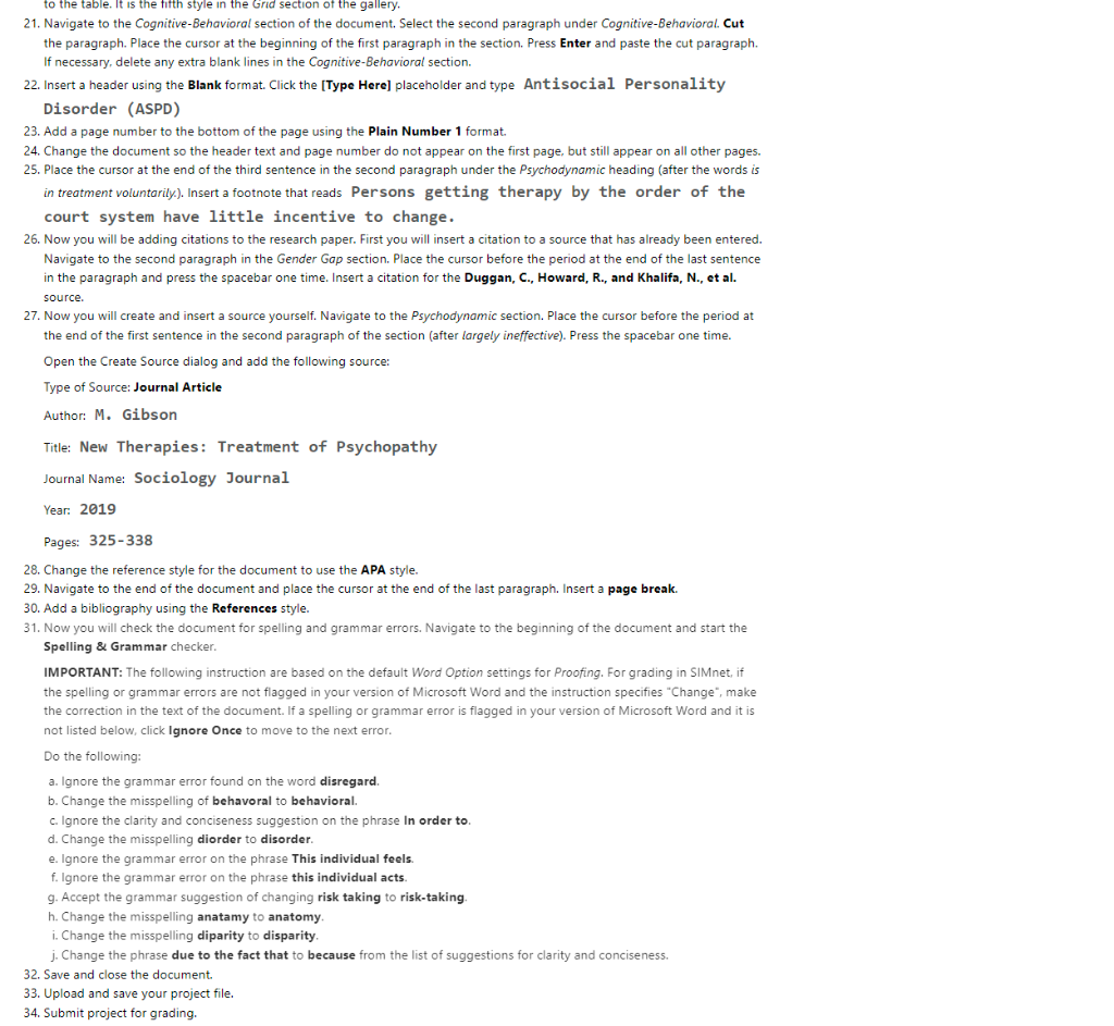 In this project, you will modify a research paper. | Chegg.com