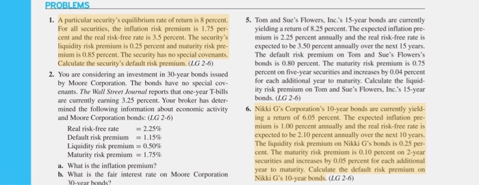 Solved 1. A particular security's equilibrium rate of return | Chegg.com