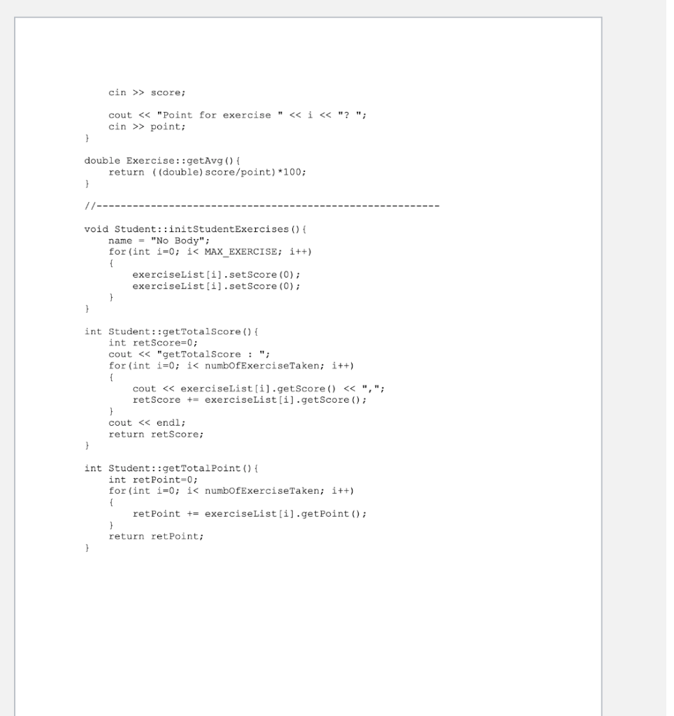 Solved Objective: Convert Struct to Class Use code example | Chegg.com Solved Objective: Convert Struct to Class Use code example | Chegg.com