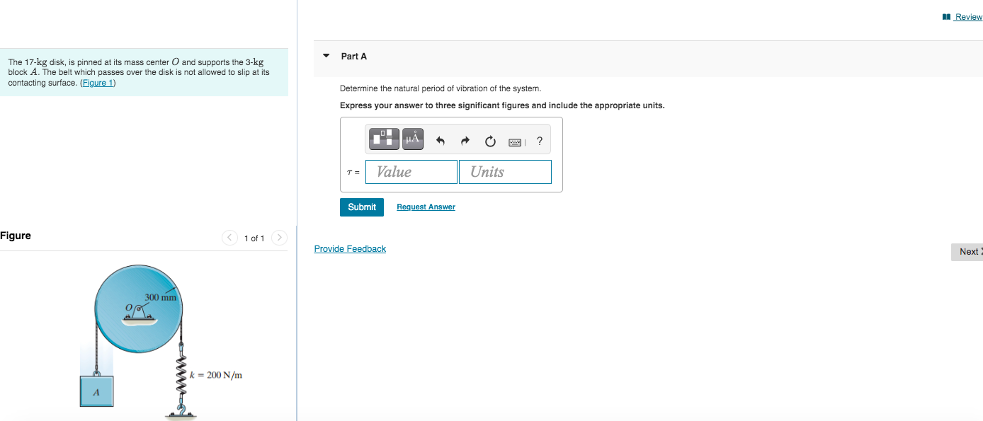 Solved The 17-kg disk, is pinned at its mass center O and | Chegg.com