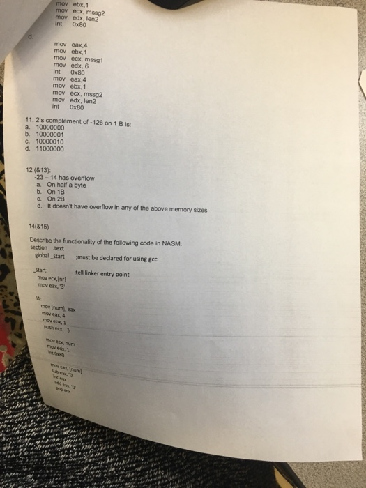 Solved Exam CSC 231 converts the programs written in | Chegg.com