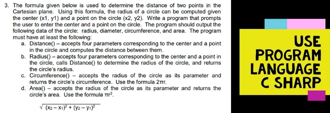 Solved 3. The formula given below is used to determine the | Chegg.com