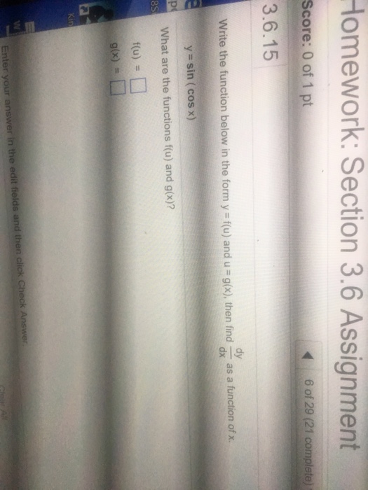 Solved Homework Section 3 6 Assignment Score 0 Of 1 Pt 6