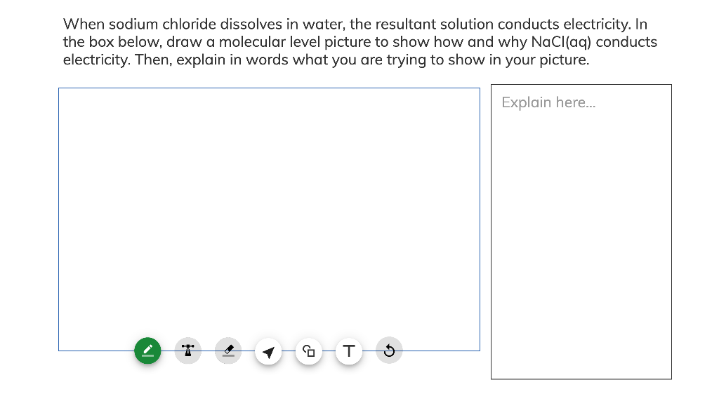 Solved When sodium chloride dissolves in water, the | Chegg.com