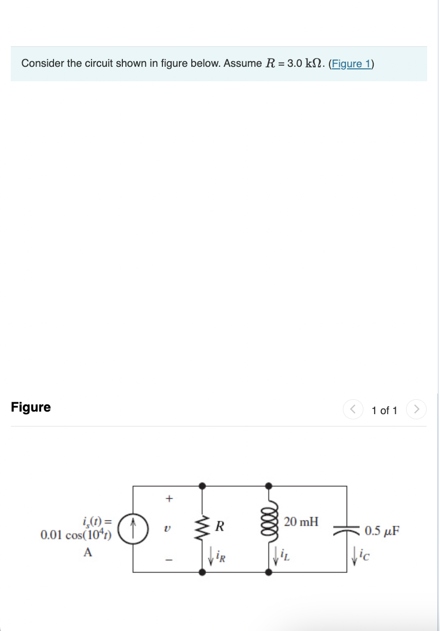 Solved Consider the circuit shown in figure below. Assume | Chegg.com