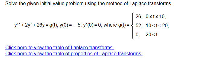 Solve the given initial value problem using the | Chegg.com