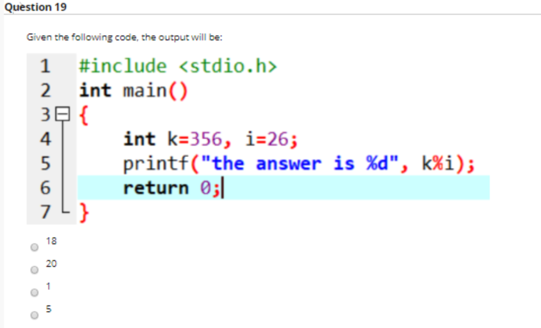 Solved Question 18 Is the following declaration of variables | Chegg.com
