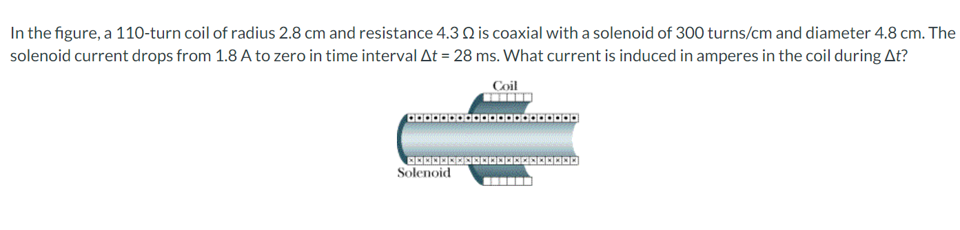 Solved In the figure, a 110-turn coil of radius 2.8 cm and | Chegg.com