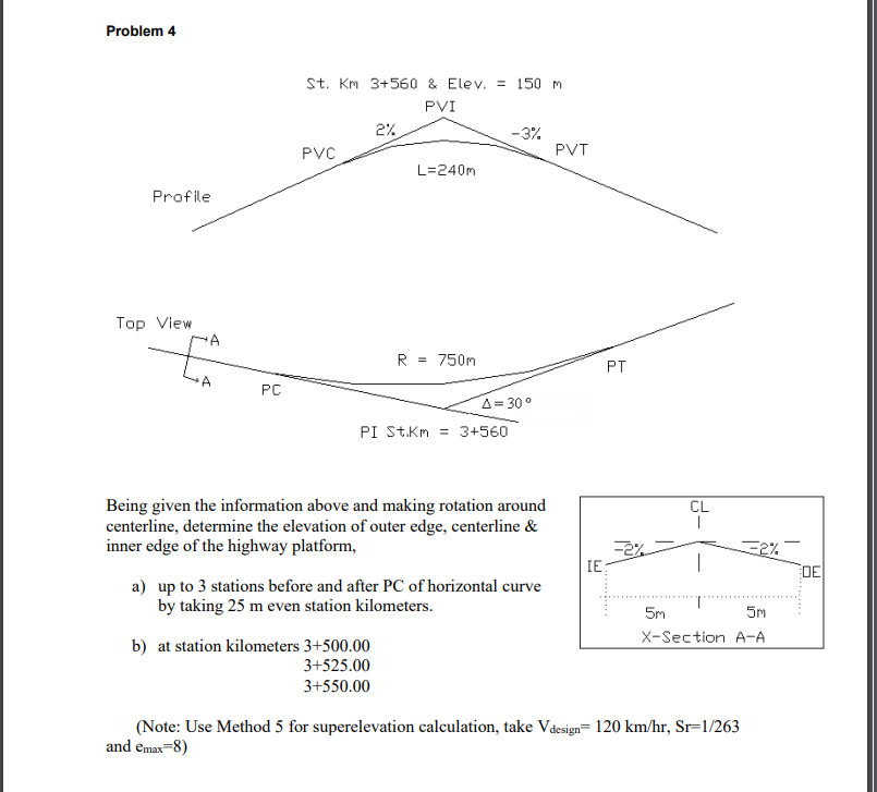 Problem 4Top ViewBeing given the information above | Chegg.com