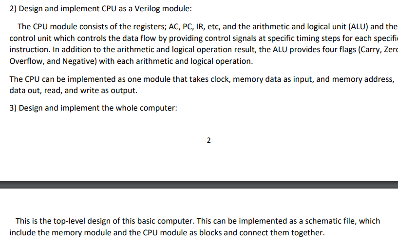Project specifications: In this project, we need to | Chegg.com