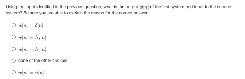 Solved Now consider the cascade of two FIR filters with | Chegg.com