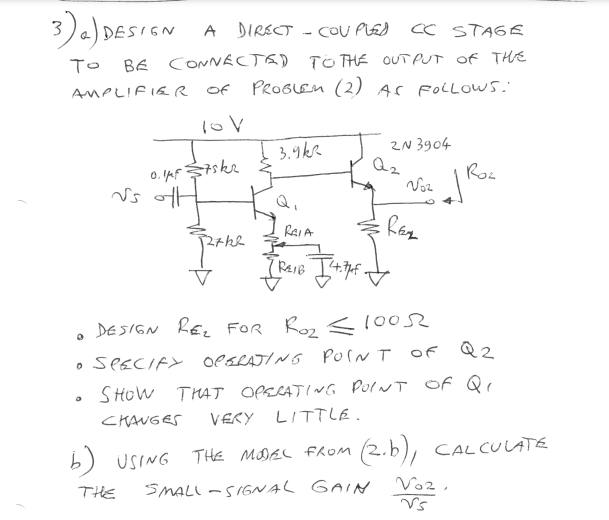 Solved c) RE-calcucate V5V02 if a 2kR RESISTOK is CONNACTRD | Chegg.com