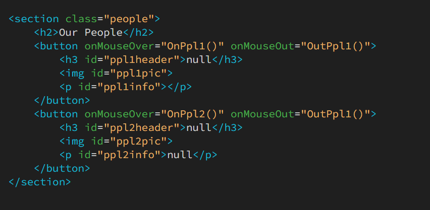 Solved DATA PAGE 1. In JavaScript code on your Data page, | Chegg.com