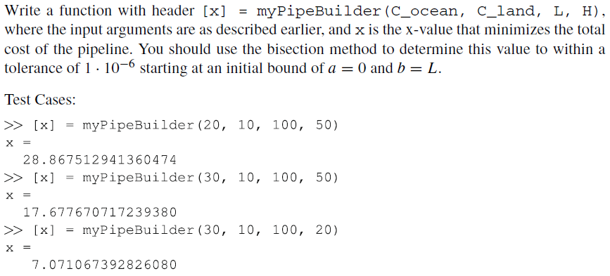 Consider the problem of building a pipeline from an | Chegg.com
