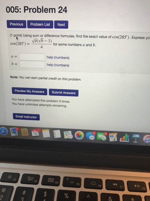 Solved Using sum or difference formulas, find the exact | Chegg.com
