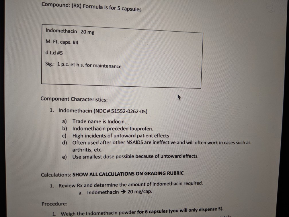 Solved Exercise 2-1: Levigation of Powder into a | Chegg.com