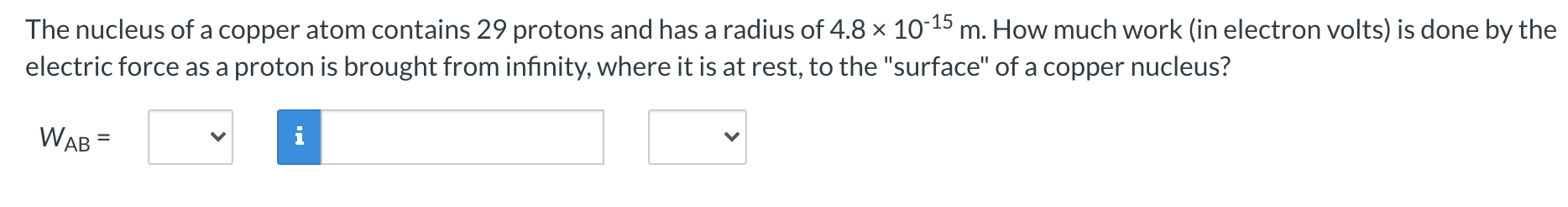 Solved The nucleus of a copper atom contains 29 protons and | Chegg.com