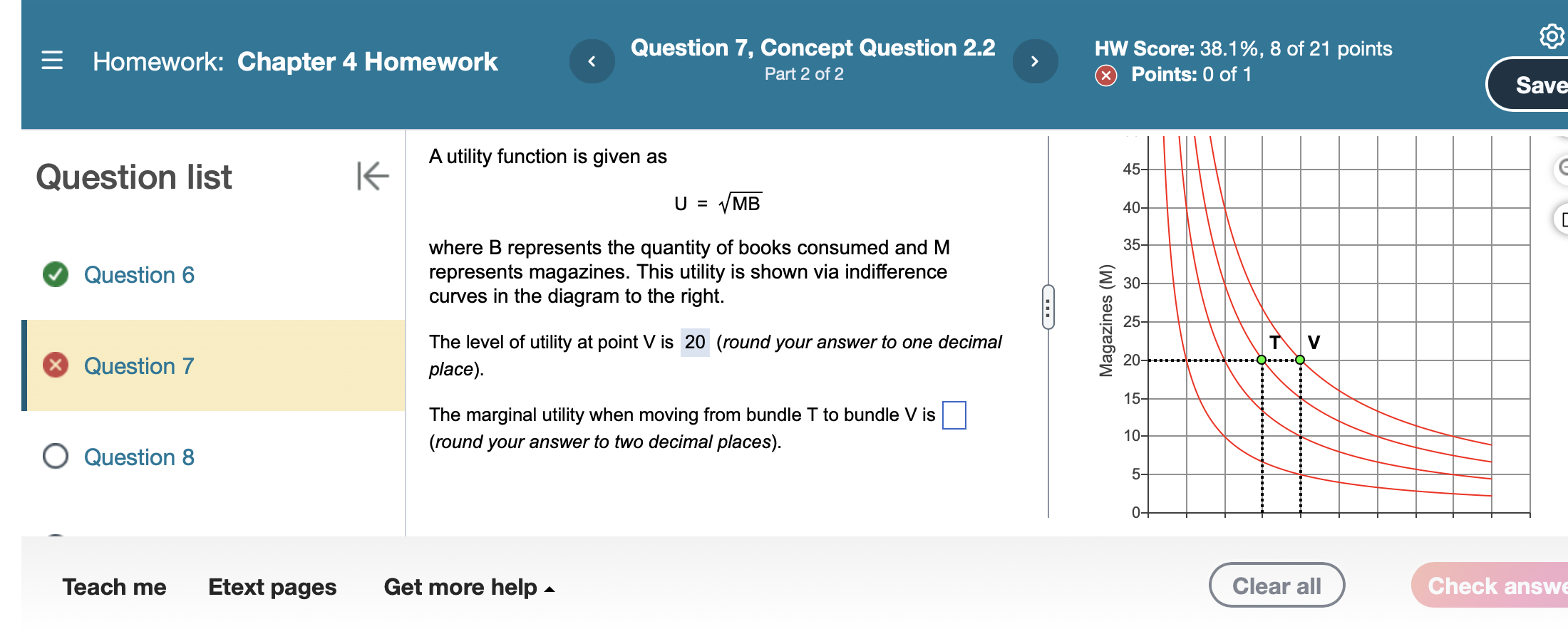 Homework: Chapter 4 Homework Question 7, Concept | Chegg.com