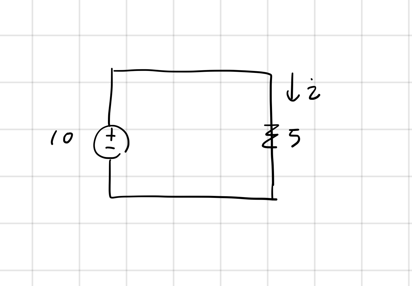 Solved Is i +10V or -10V in this circuit? | Chegg.com