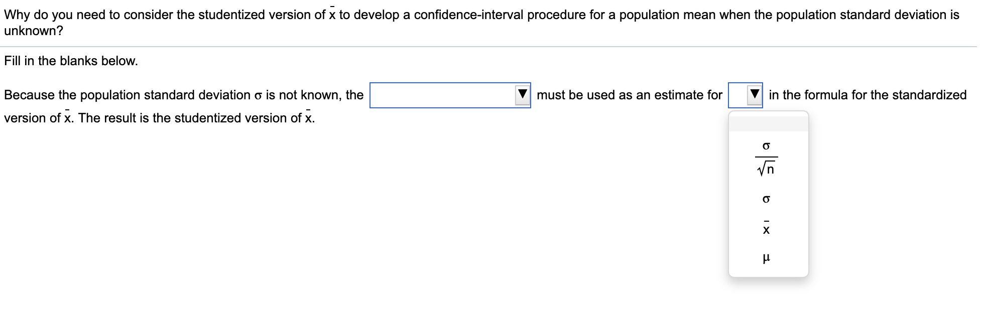 Solved Why do you need to consider the studentized version | Chegg.com