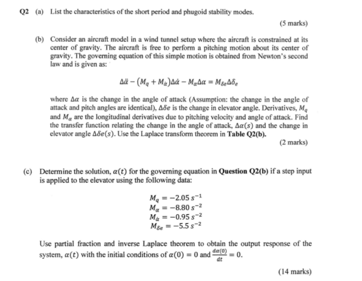 Q2 (a) List the characteristics of the short period | Chegg.com