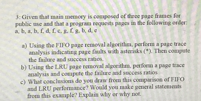 Solved 1: Explain the function of the Page Map Table in the | Chegg.com