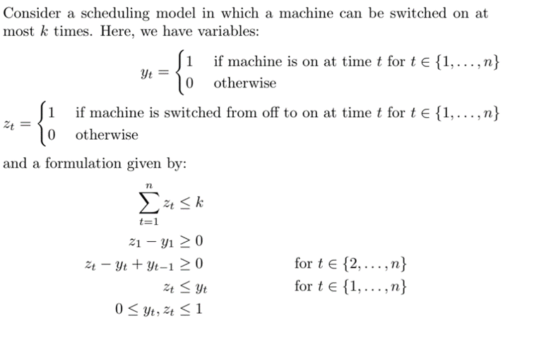 Solved Consider a scheduling model in which a machine can be | Chegg.com
