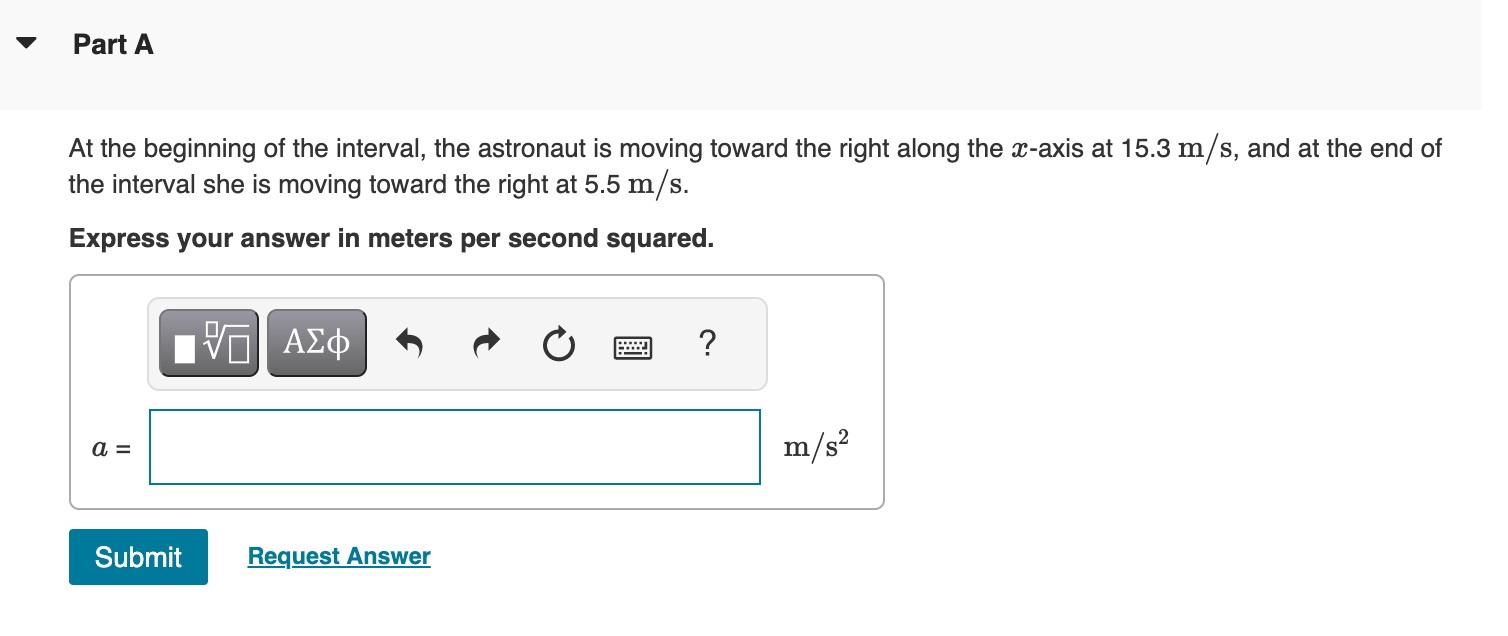 Solved An astronaut has left the International Space Station | Chegg.com
