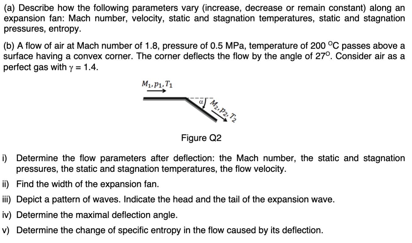 Solved (a) Describe how the following parameters vary | Chegg.com