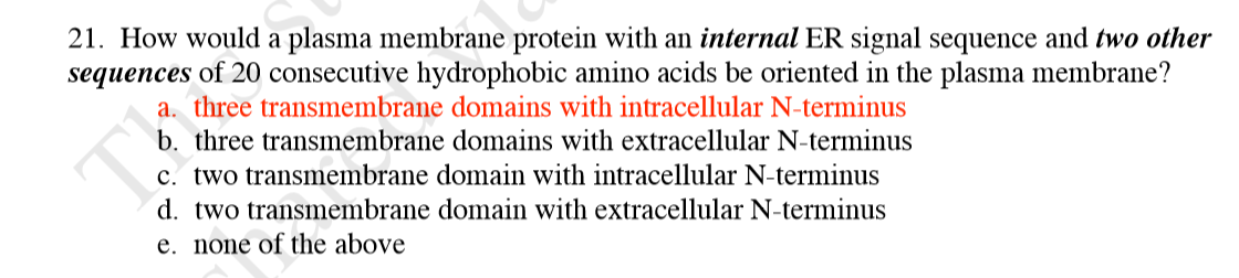 Solved I think the answer is internal ER sequence could be | Chegg.com