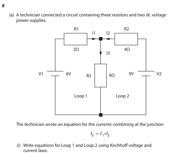 Solved (a) A technician connected a circuit containing three | Chegg.com