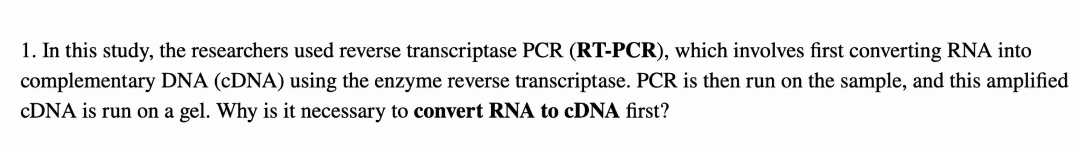 Solved In this study, the researchers used reverse | Chegg.com