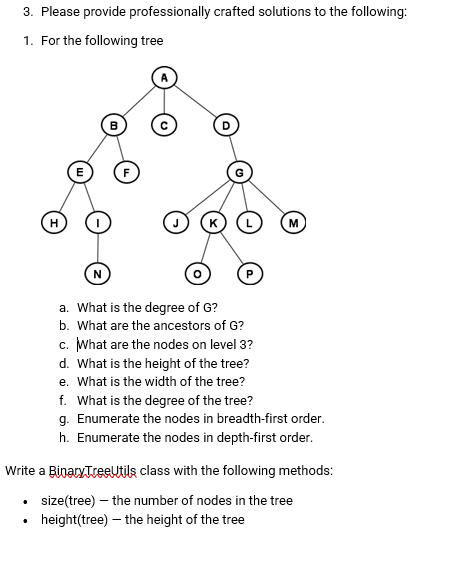 Solved 3. Please provide professionally crafted solutions to | Chegg.com