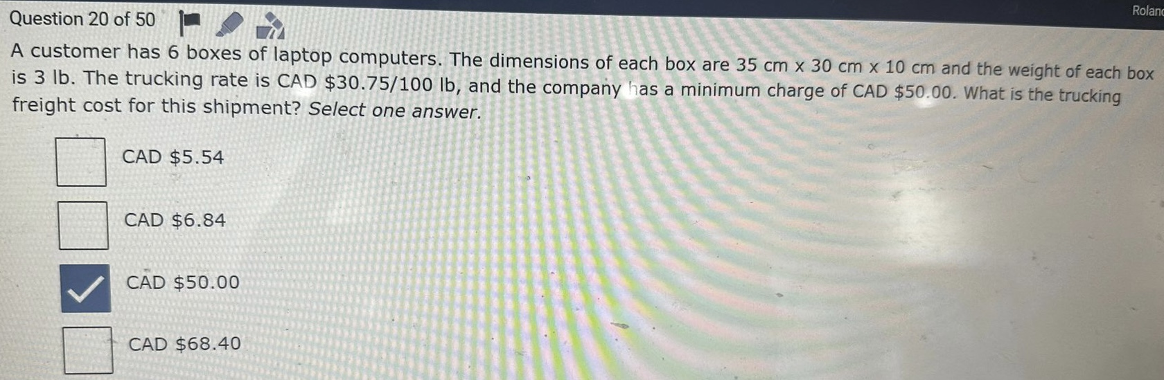 A customer has 5 pallets of art supplies. The | Chegg.com