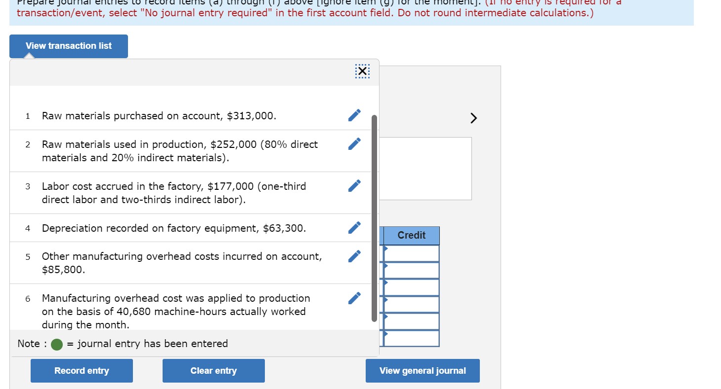 Solved Journal entry worksheet 6 Labor cost accrued in the | Chegg.com