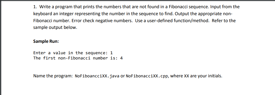 Solved Help asap C++ or Java ! Write a program that prints | Chegg.com