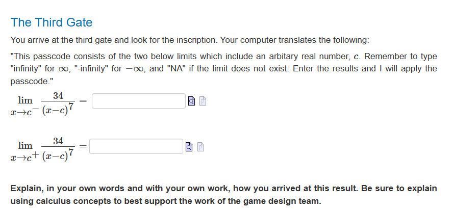 Solved You arrive at the third gate and look for the | Chegg.com