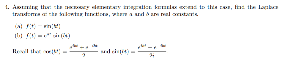 Solved 4. Assuming that the necessary elementary integration | Chegg.com