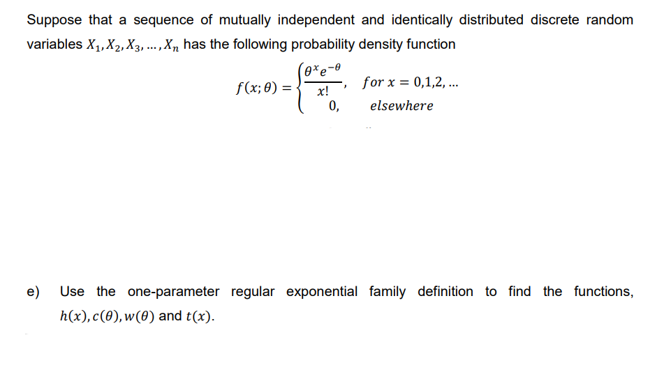 Solved Suppose that a sequence of mutually independent and | Chegg.com