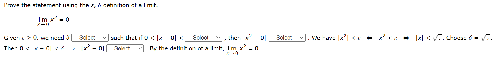 Solved Prove the statement using the ε, 8 definition of a | Chegg.com