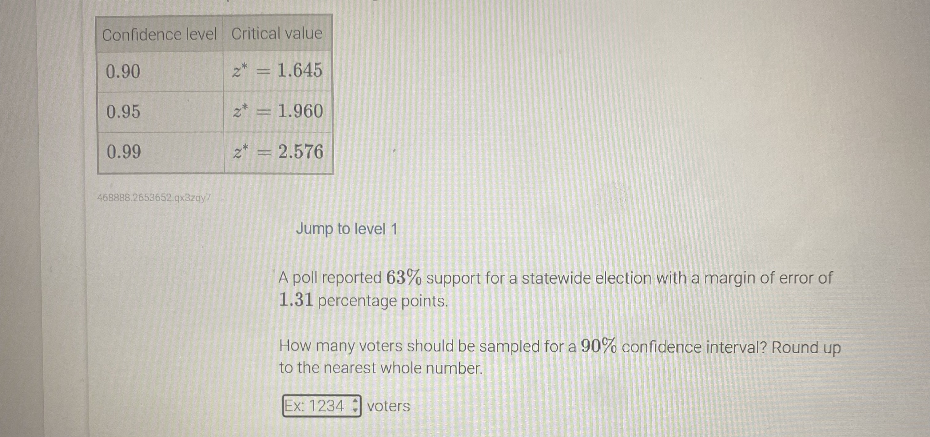 Solved 468888.2653652.q×3zqy7 Jump to level 1 A poll | Chegg.com