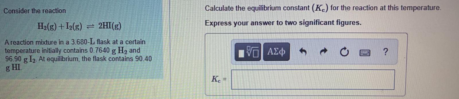 Solved Consider the following reaction: 2CH(g) = C2H2(g) + | Chegg.com