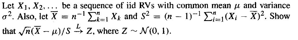 Solved Let X1,X2,… be a sequence of iid RVs with common mean | Chegg.com
